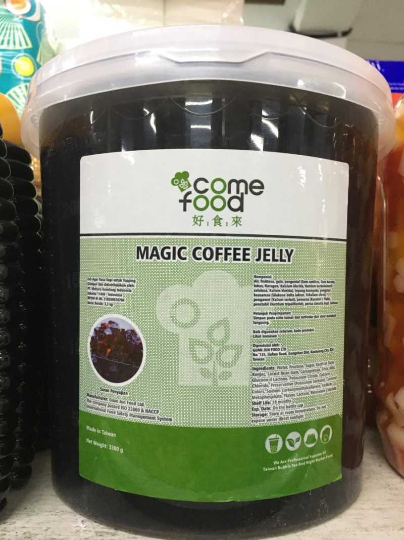 Jual Come food coffee jelly 3300gr made in taiwan jely agar rasa kopi ...