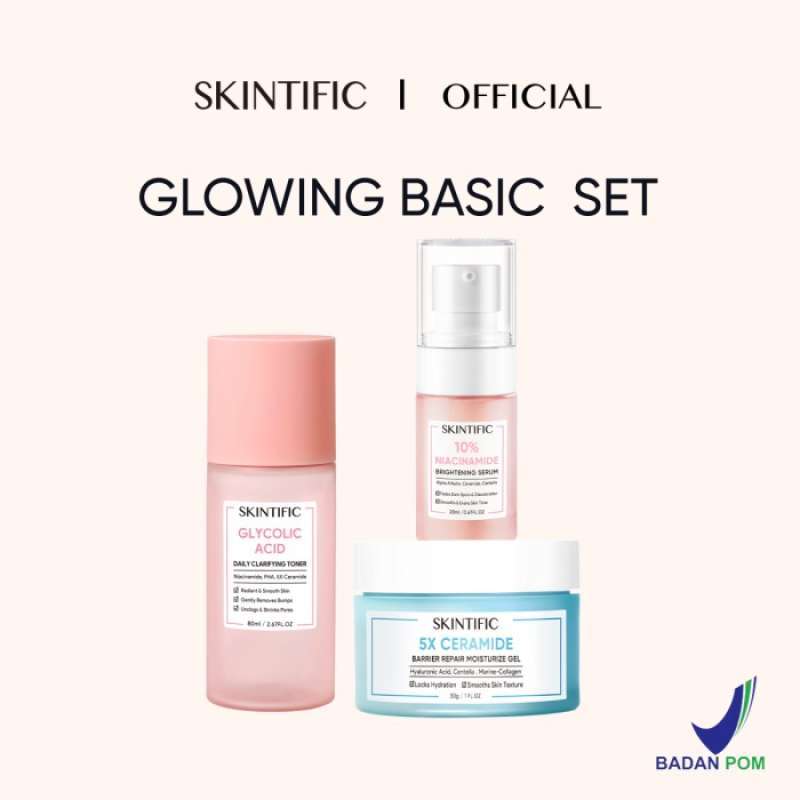 Promo Skintific Exclusive Bundle 3pcs Set- Beautifully Skinpair Glowing ...
