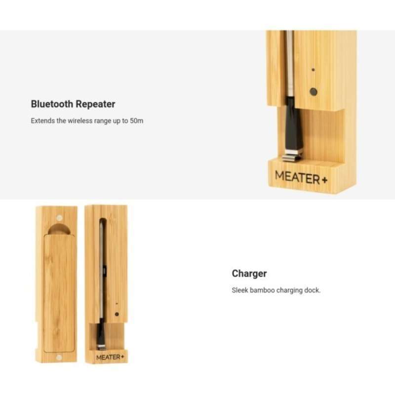 Jual ALL NEW MEATER PLUS WIRELESS SMART BLUETOOTH BBQ FOOD MEAT ...