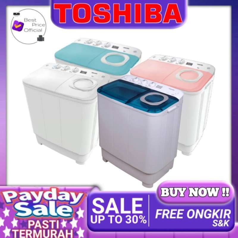 Promo MESIN CUCI 2 TABUNG TOSHIBA VH-H95MN VH 95MN 8,5 KG LOW WATT TWIN ... Promo MESIN CUCI 2 TABUNG TOSHIBA VH-H95MN VH 95MN 8,5 KG LOW WATT TWIN ...