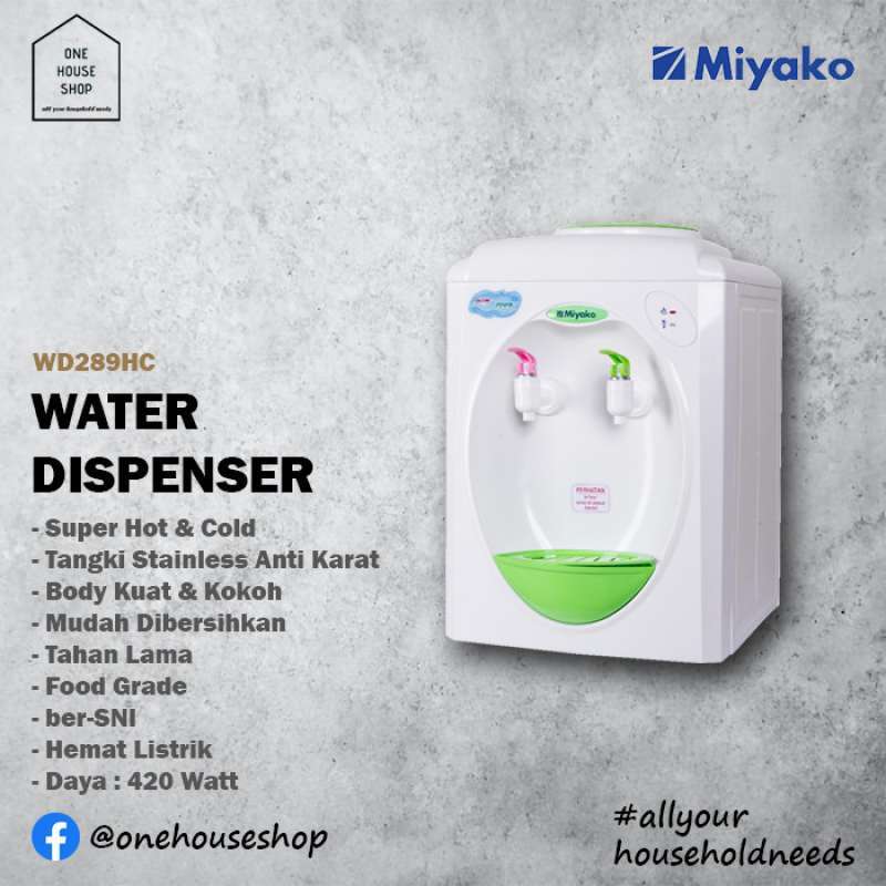 Jual Dispenser Air Panas Dingin Water Dispenser Hot and Cool Miyako ...
