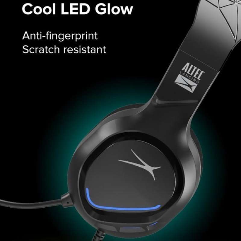 Jual Altec Lansing Algh9603 Headset Headphone Gaming -blue Led - 3.5mm ...
