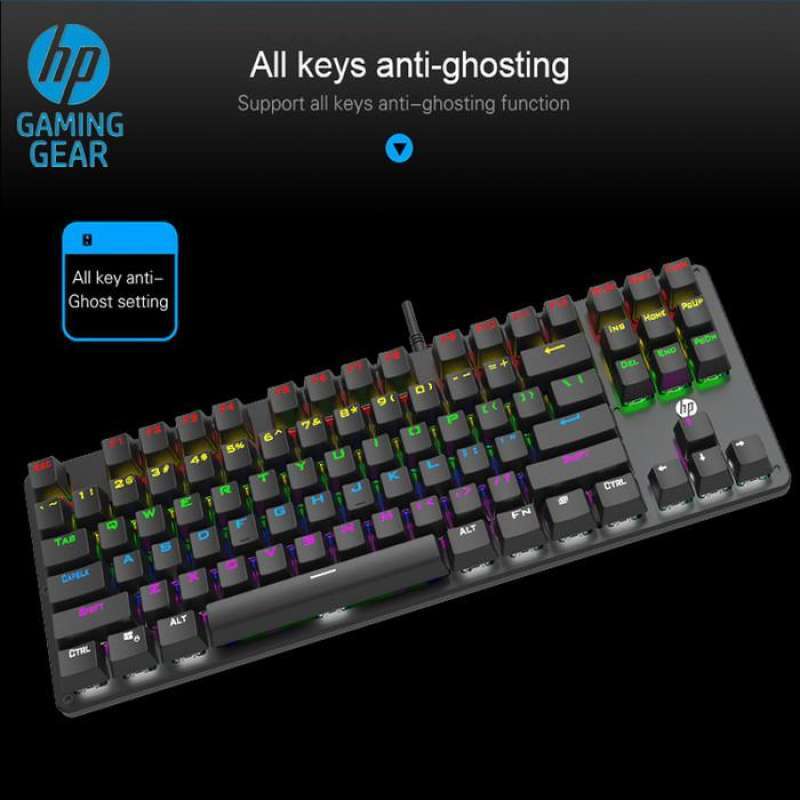 Jual HP Keyboard Mechanical Gaming GK200 / Hp GK200 / GK-200 / GK 200 ...