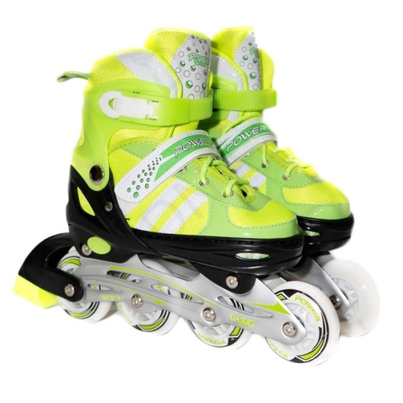 Jual Sepatu Roda Anak Power Line Premium Free Baud , Kunci - Hijau di ...