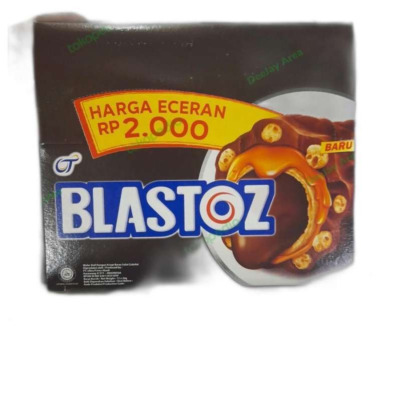 Jual Blastoz Semprol Coklat Crispy 24gr (1box Isi 12 Pcs) Di Seller ...
