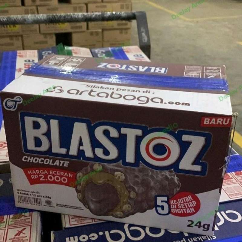 Jual Blastoz Semprol Coklat Crispy 24gr (1box Isi 12 Pcs) Di Seller ...