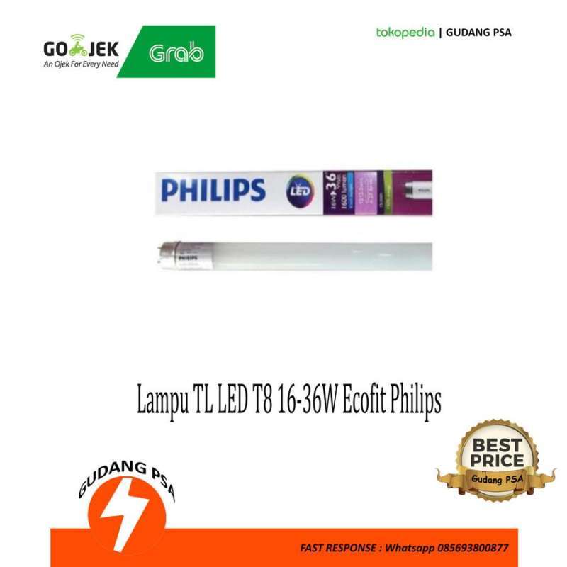 Jual Lampu TL LED T8 16-36W Ecofit Philips di Seller Gudang PSA ...
