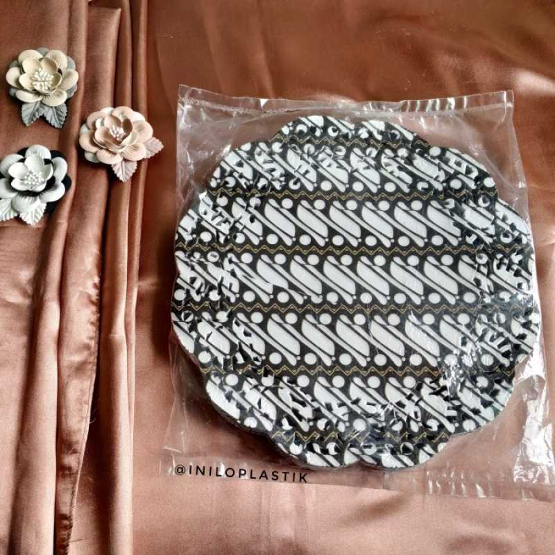 Jual Alas Makan Batik Bulat / Paper Doilies Kertas Doyleys 10,5 Di ...