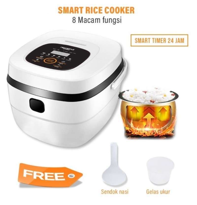 Promo smart rice cooker penanak nasi mini multifungsi 1L magic com ...