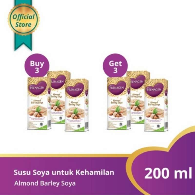 Jual Prenagen mommy uht almond barley soya 200 gr ( 3 pcs ) free 3 pcs di Seller Alfa Healthy ...