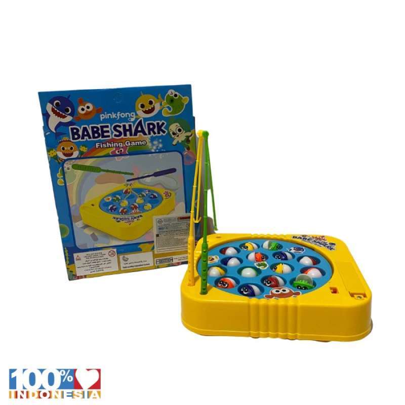 Jual Mainan Anak Pancingan Ikan Fishing Game Baby Shark di Seller ...