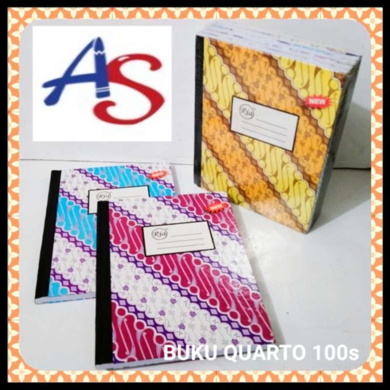Jual Buku Kuarto / Quarto RIA 100 lembar di Seller Amora Stations ...