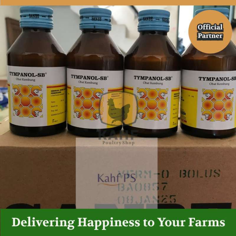 Jual Tympanol Sb 100 Ml Obat Kembung Sapi Kerbau Domba Kambing Di ...