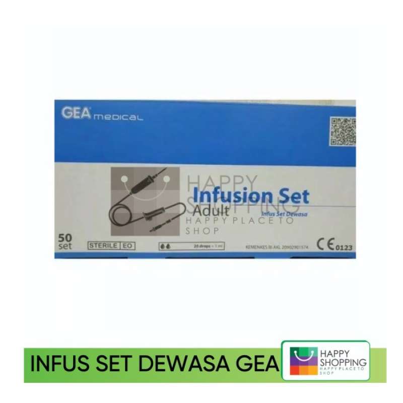Jual Infus Set Gea Dewasa/ Set Infus Gea Makro Per Box Di Seller ...