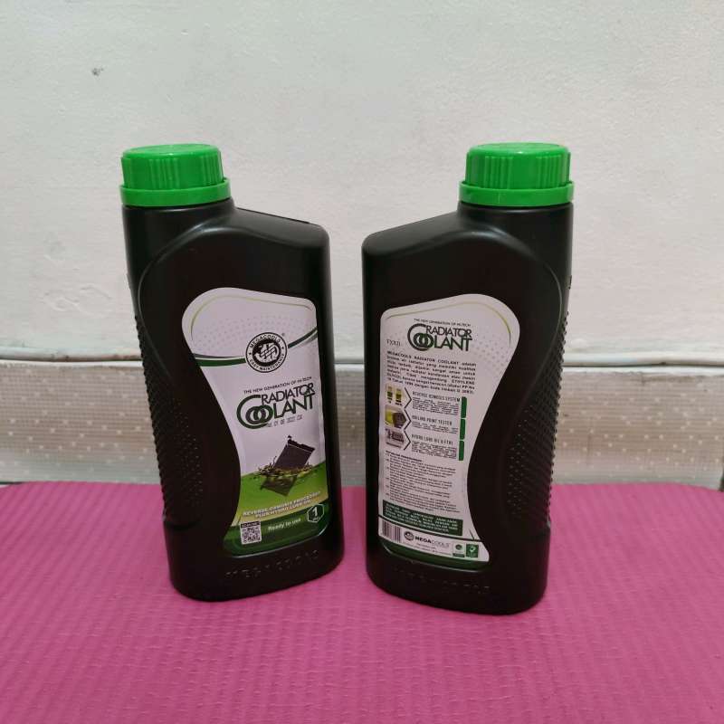 Jual Megacool Coolant 1 Liter Air Radiator Megacool 1 Liter Hijau Di ...
