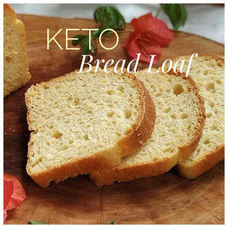 Jual KETO DEBM DIABETIC FRIENDLY BREAD LOAF ROTI TAWAR KETO - Matcha di ...