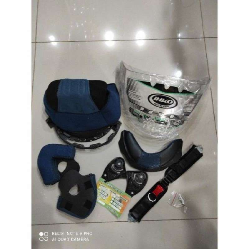 Promo Busa Helm Ink Centro (full Set + Kaca)-putih Diskon 50% Di Seller ...