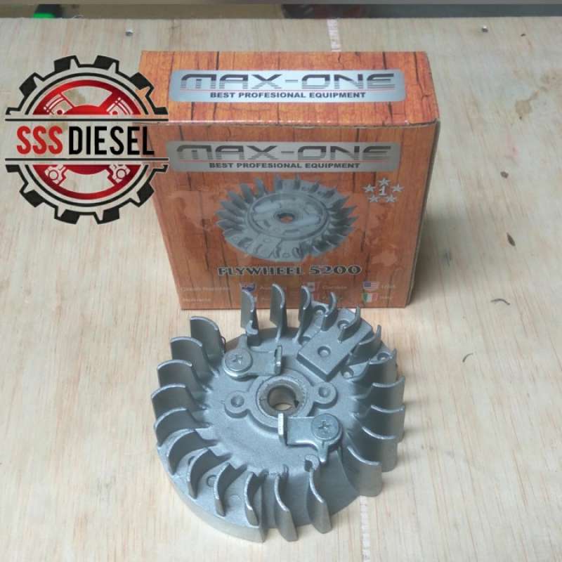 Promo flywheel chainsaw kuda-kuda besi 5200 magnet magnit Diskon 23% di ...