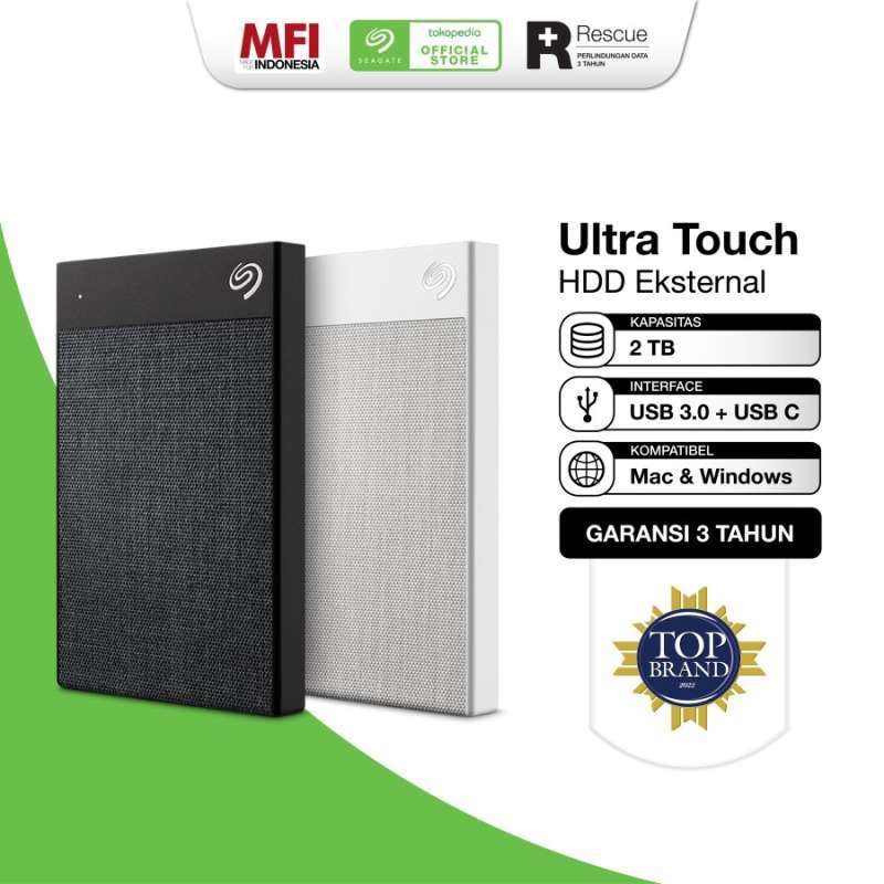 Jual Seagate Backup Plus Ultra Touch Hard Disk External [2 Tb] - White Di Seller Enterklik ...