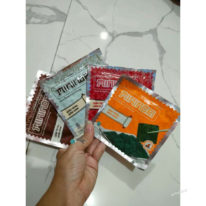 Jual Snack Mininori Rumpul Laut Cemilan Rumput Laut Enak dan Murah 1p ...