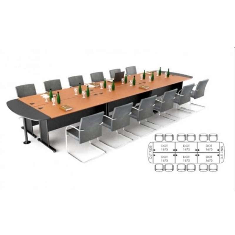 Jual Meja Meeting Meja Rapat Euro Utk 18 - 20 Orang Uk.556x150x75 Cm ...