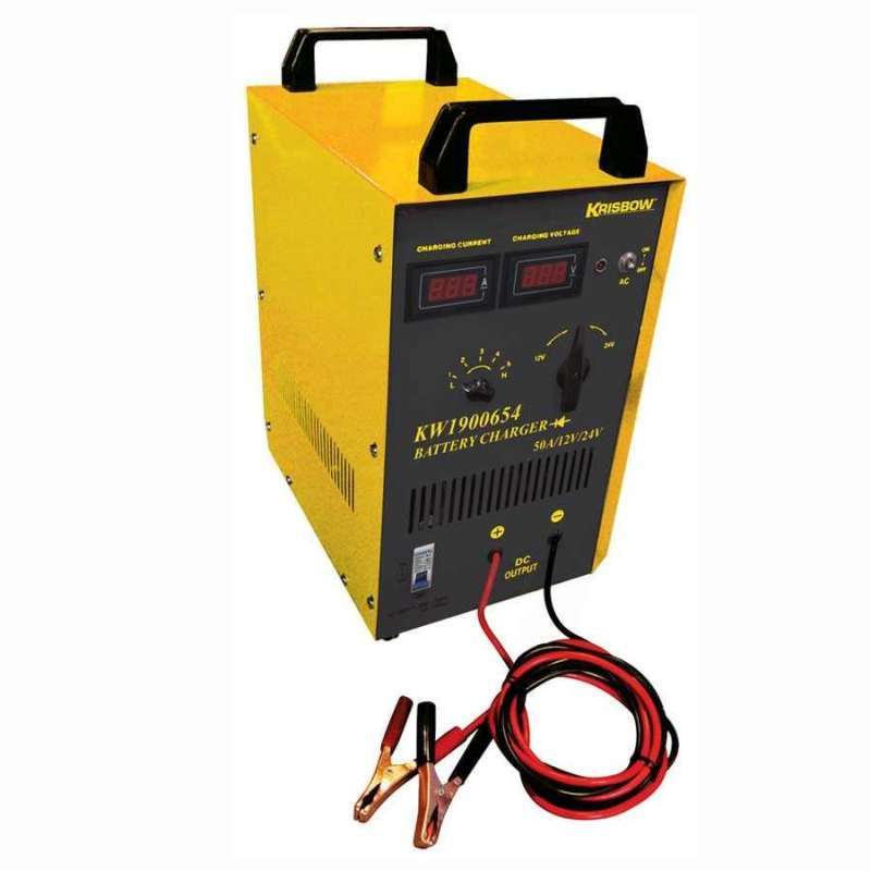 Jual Krisbow Battery Charger 50a 12v/24v Erbc50 Kw1900654 Di Seller New ...