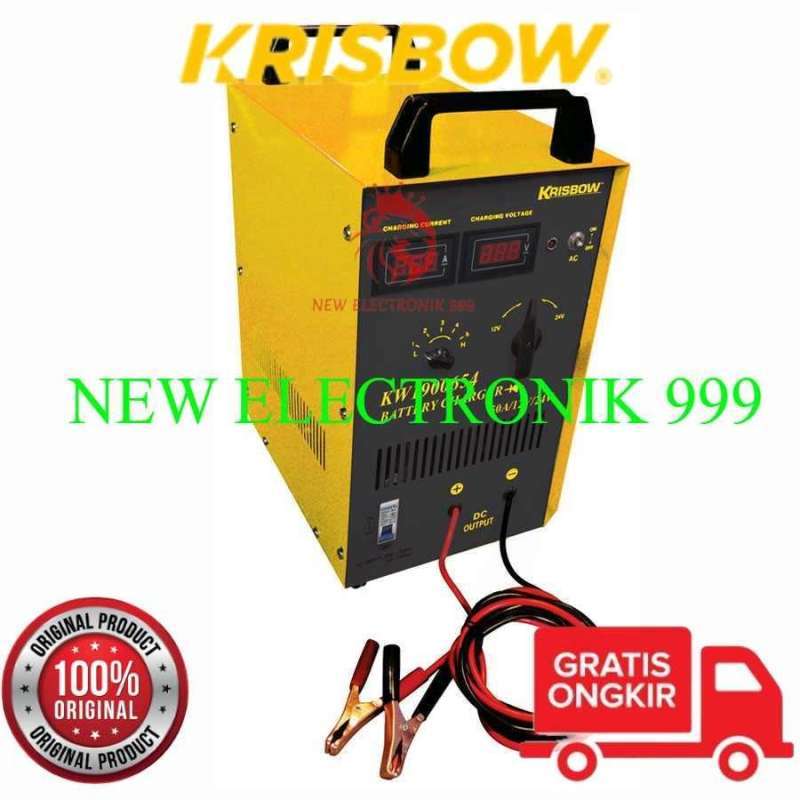 Jual Krisbow Battery Charger 50a 12v/24v Erbc50 Kw1900654 Di Seller New ...