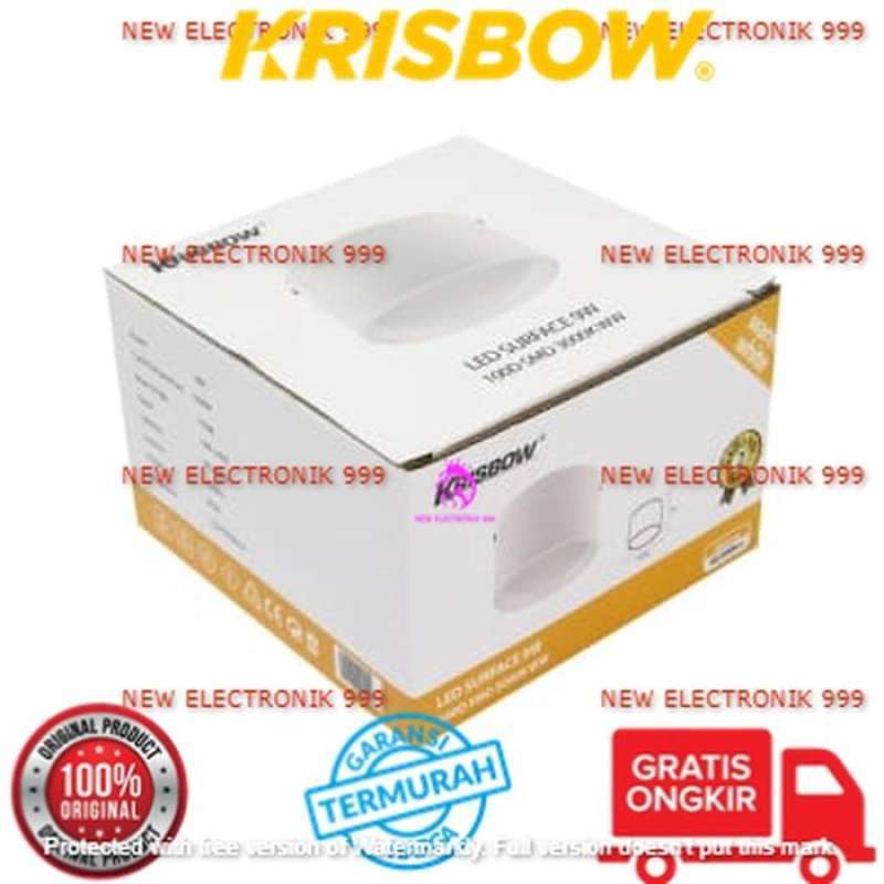 Jual Krisbow Lampu Downlight Led 9w 3000k Warm White Kuning Di Seller ...