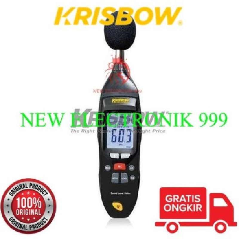 Jual KRISBOW SOUND LEVEL METER DATALOGGER PRO 10176566 di Seller New ...