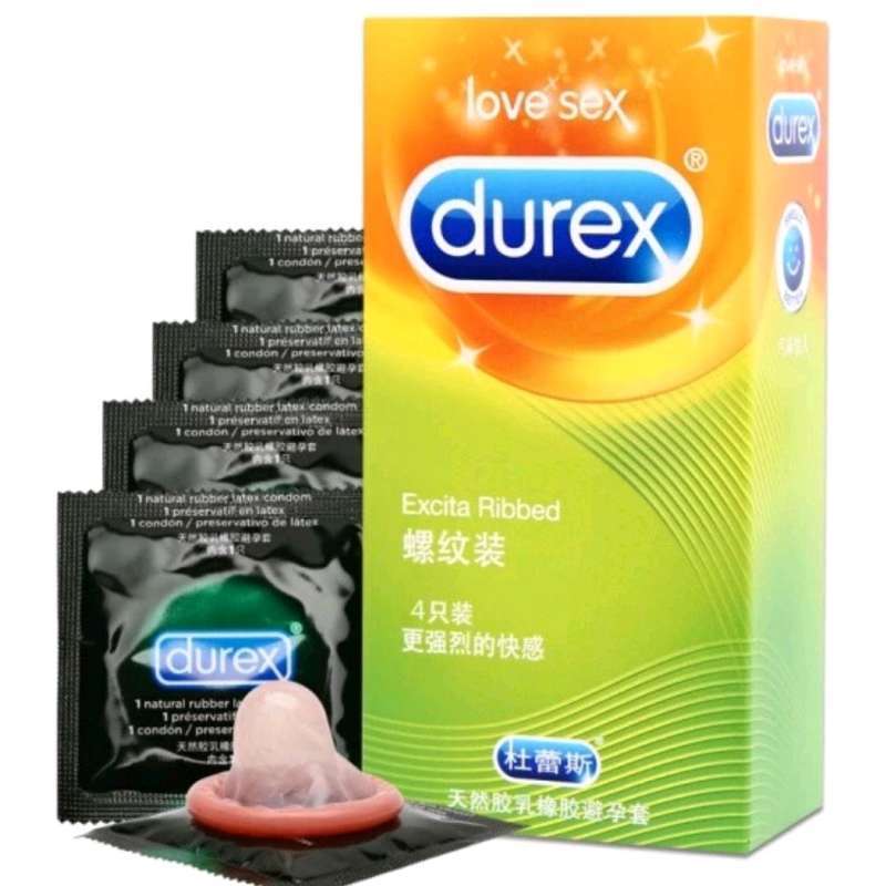 Jual Condom DUREX Excita Ribbed Box Besar (isi 12 sachet) di Seller ...