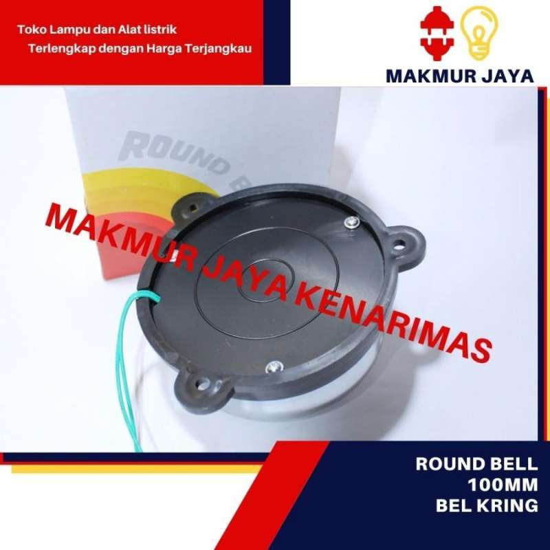 Jual Round Bell 100mm Bell Listrik/ Bell Kring /alarm Kring 220v- Murah ...