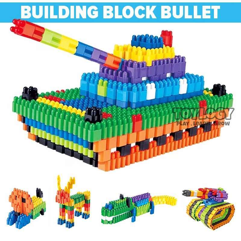 Promo Toylogy Mainan Edukasi Anak Block Blocks Bricks Jadul Peluru ...