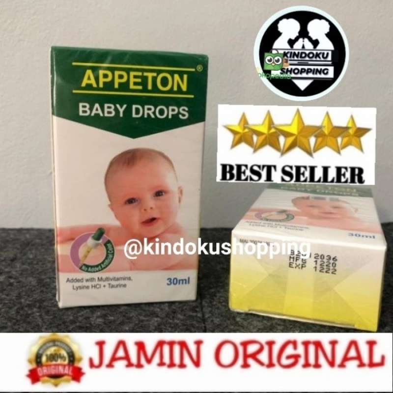 Jual [ready] appeton multivitamin drop anak 30ml original di Seller ...
