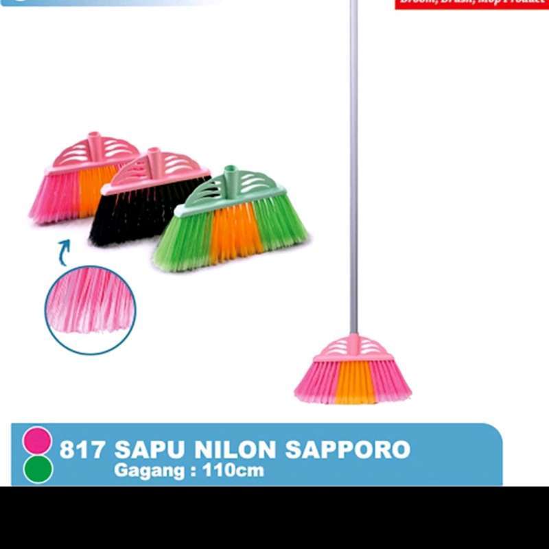 Jual Sapu Nilon Sapporo Nagoya | Sapu Plastik | Sapu Lantai Ijuk Nylon ...