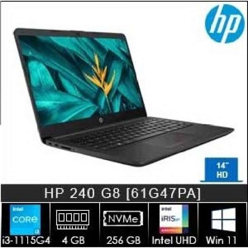 Jual HP 240 G8 [61G47PA] i3-1115G4 4GB 256GB 14HD Win11 di Seller ...