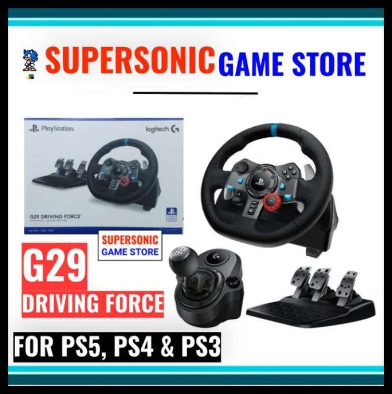 Jual LOGITECH'S G29 DRIVING FORCE RACING WHEEL - PS5, PS4 & PS3 READY ...