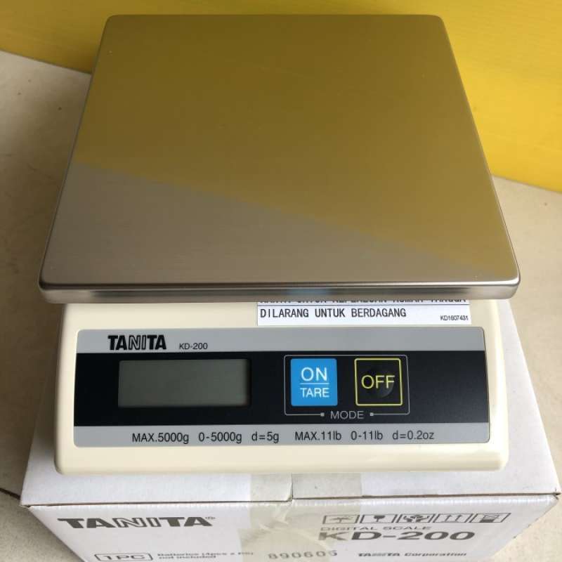Promo Free Ongkir Tanita Kd-200 - Timbangan Dapur Dan Kue - Tanita Kd200 (5 Kg) Diskon 30% Di ...