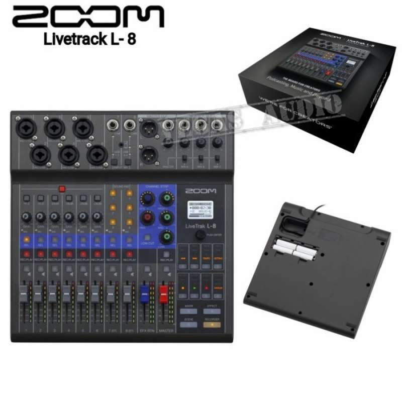 Promo ZOOM LIVETRACK L8/LIVE TRACK L8 DIGITAL MIXER ORIGINAL Diskon 3% di Seller Mistcont ...