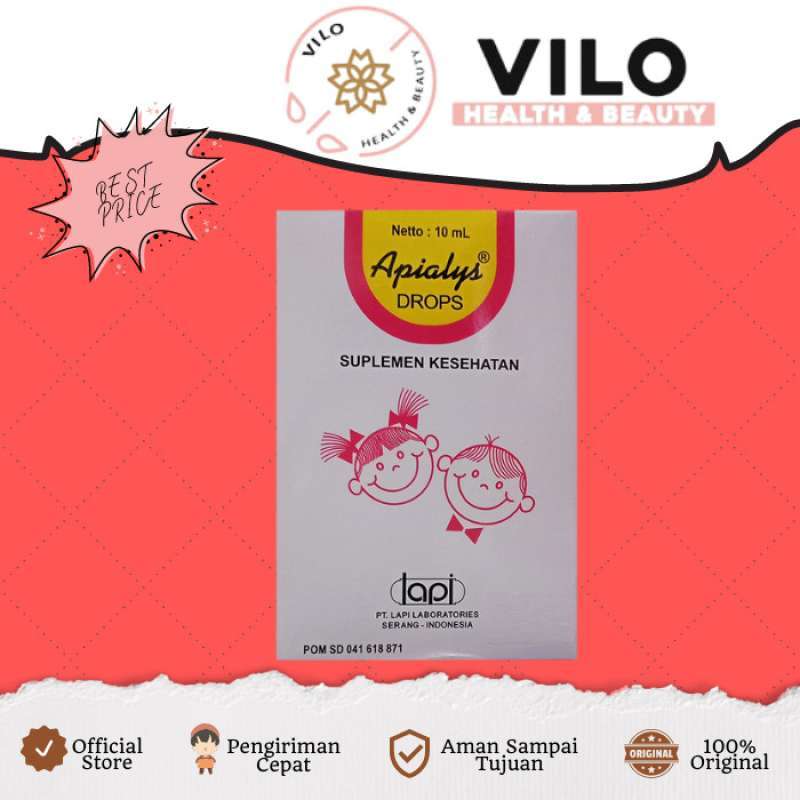 Jual Apialys Drops 10 Ml / Vitamin Anak / Multivitamin / Daya Tahan ...