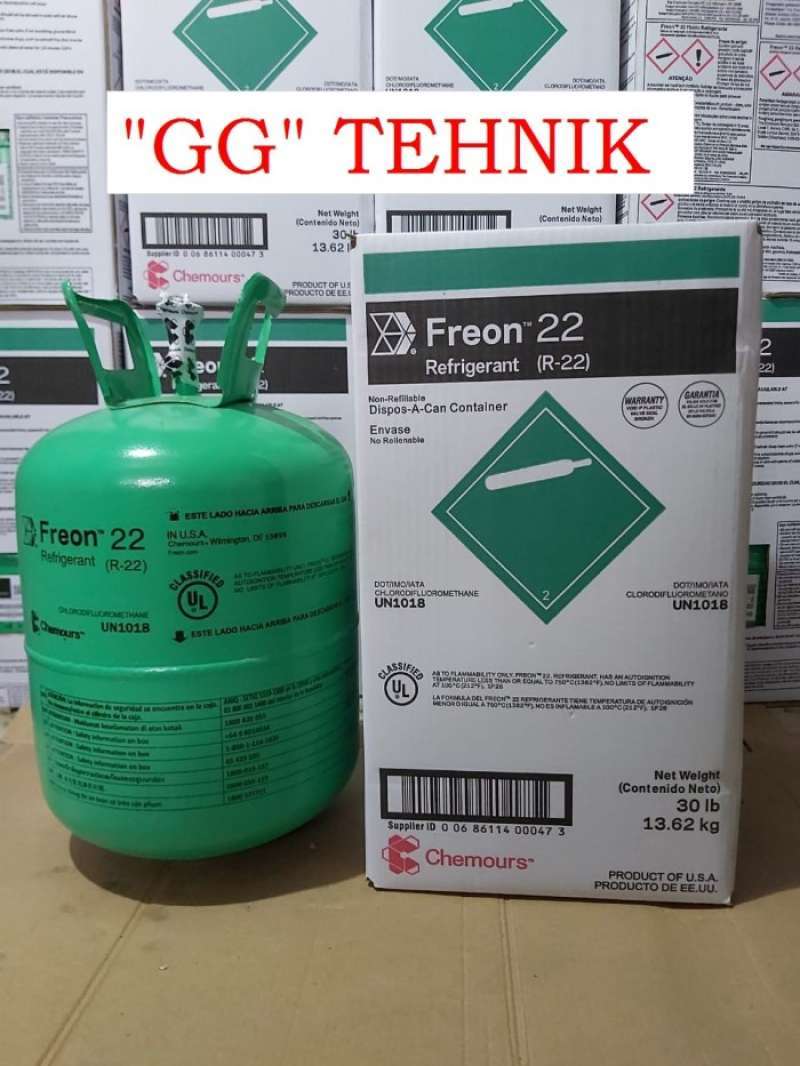 Promo Freon R22 R 22 Refrigerant Chemours USA Diskon 10% di Seller ...