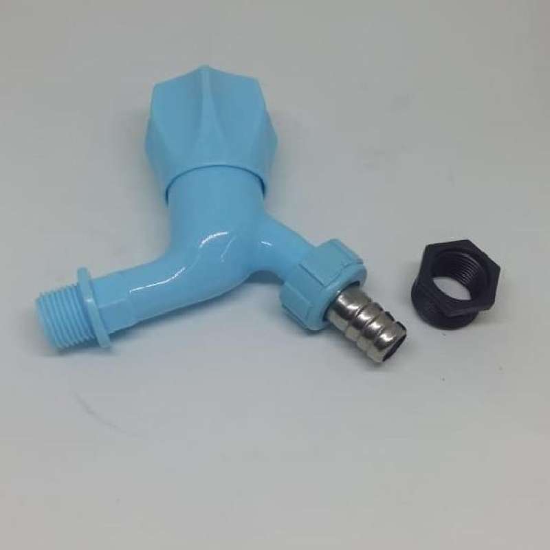 Jual kran air pvc 1/2 inch warna biru type YO M 02 YO ZURI di Seller ...