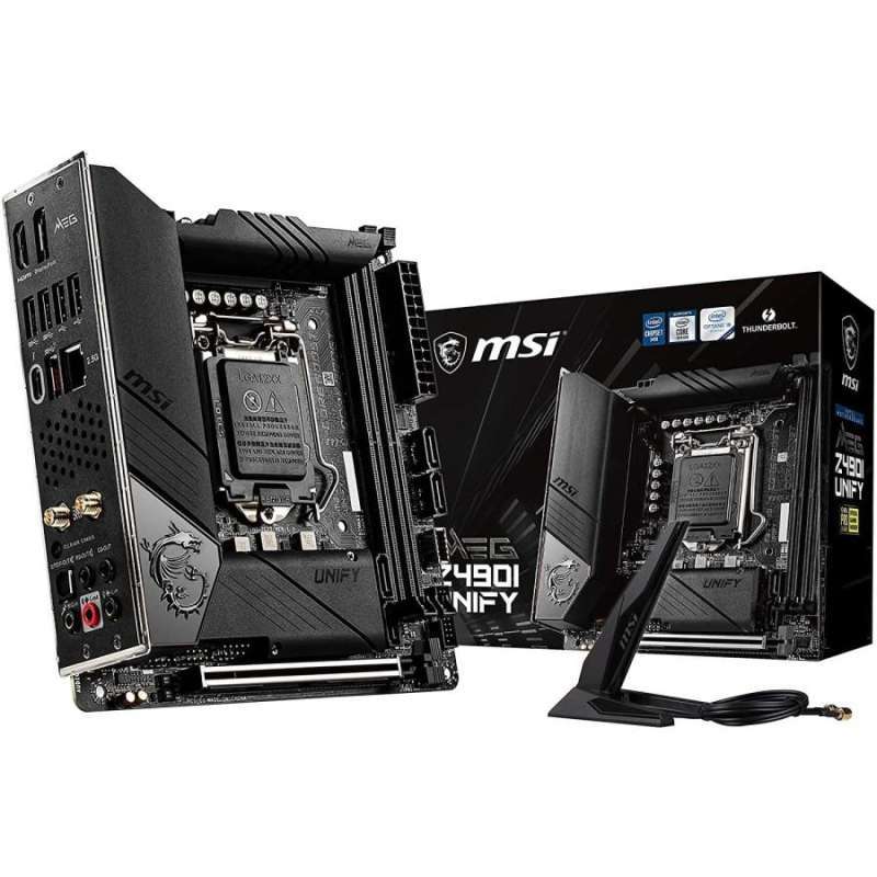 Jual MSI MEG Z490I Unify Gaming (LGA 1200,Intel Z490,DDR4) Mini-ITX ...