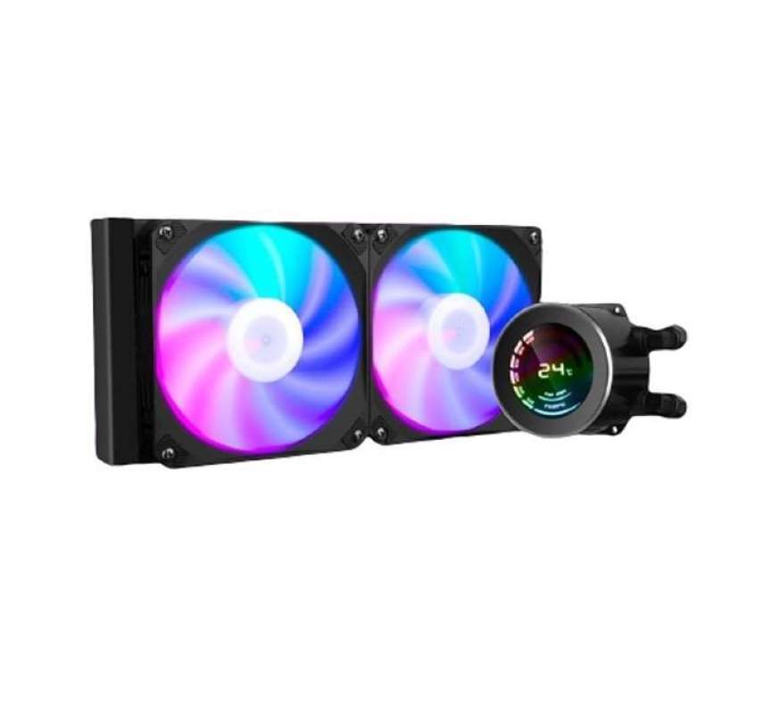 Jual PRIME PREMIUM GALATEK 240 BLACK LCD Display ARGB AIO CPU Cooler ...