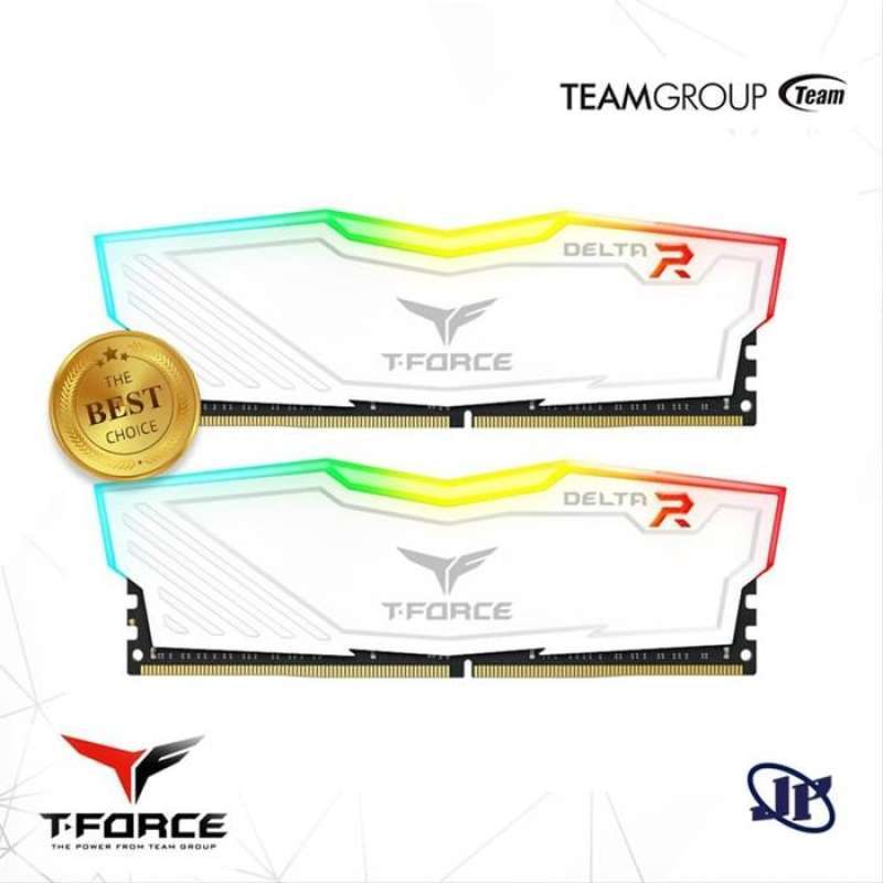 Jual Team Delta RGB WHITE DDR4 16GB (2X8GB) 3200Mhz ...