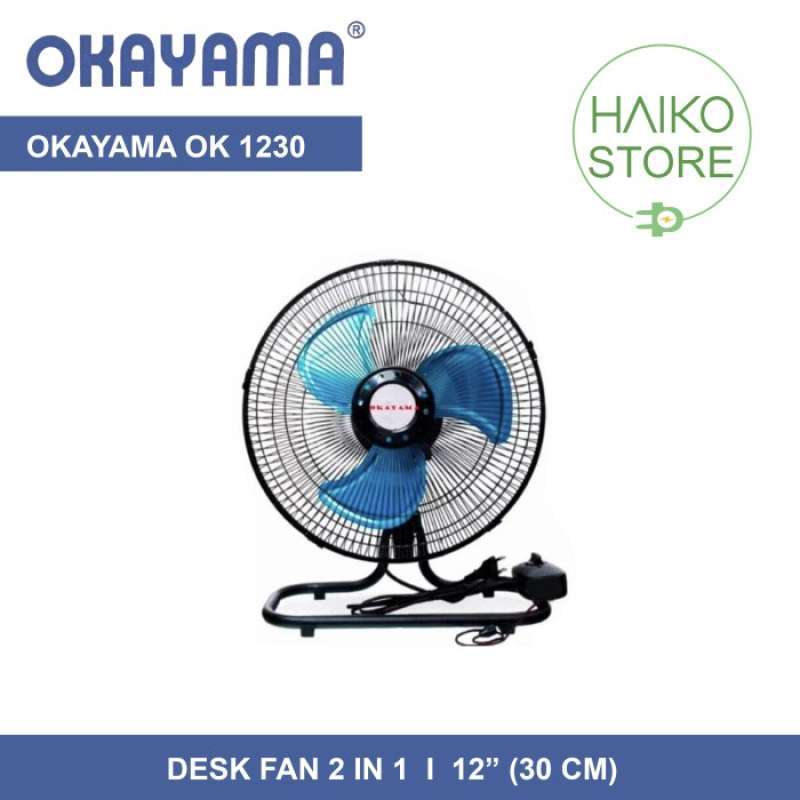 Jual Desk Fan Tornado Okayama 2in1 12 Inch Ok 1230 Di Seller Eudora ...