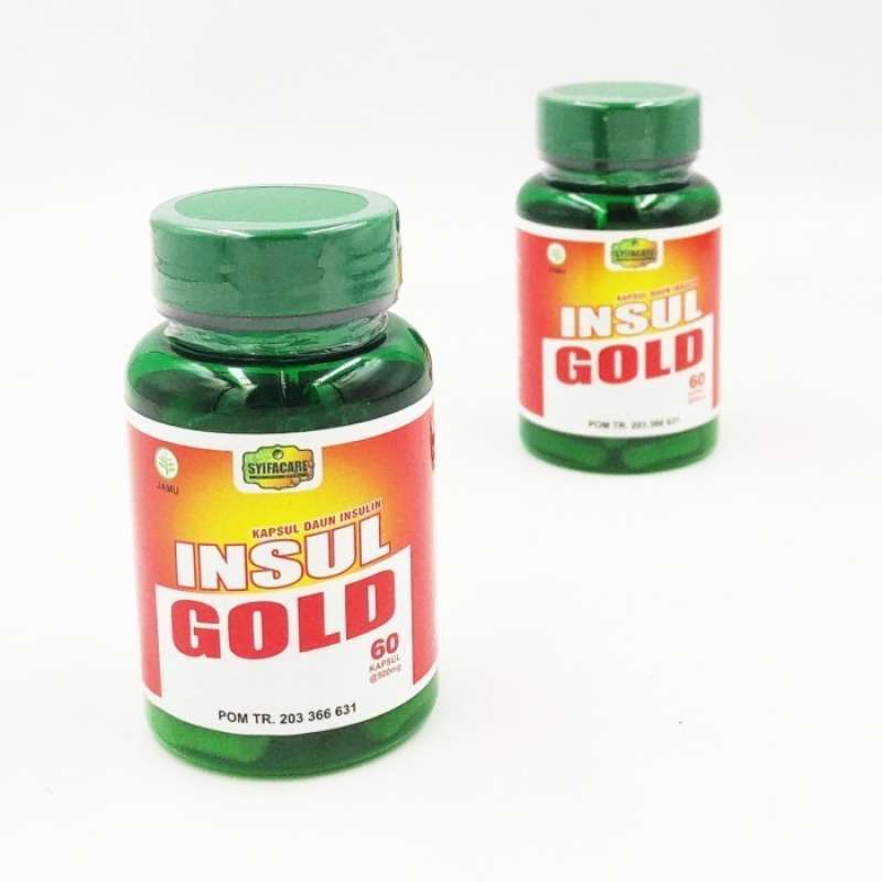 Promo Kapsul Ekstrak Daun Insulin Insul Gold InsulGold Obat Herbal ...