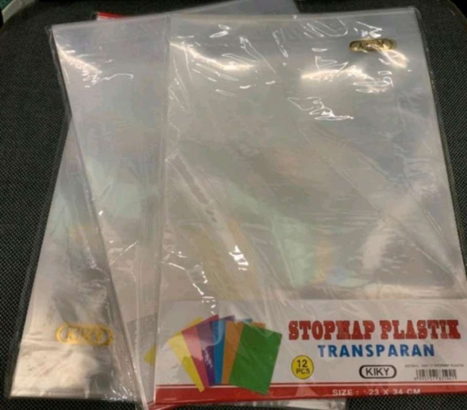Jual Stopmap Plastik Transparan (map L) 12 Pcs Di Seller Javiershop ...