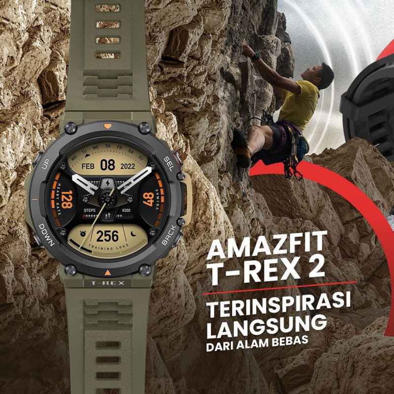 Jual Amazfit T-rex Trex T Rex 2 Smartwatch Jam Tangan Military Grade Di ...