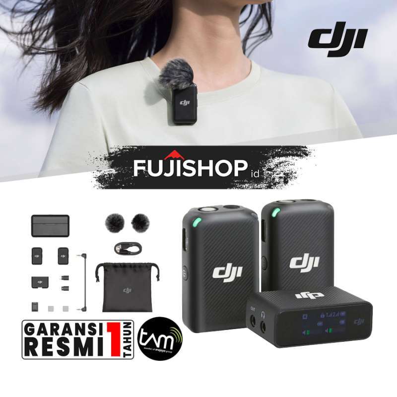 Jual Dji Mic Dual Wireless Microphone Tx+tx+rx Garansi Resmi Di Seller ...
