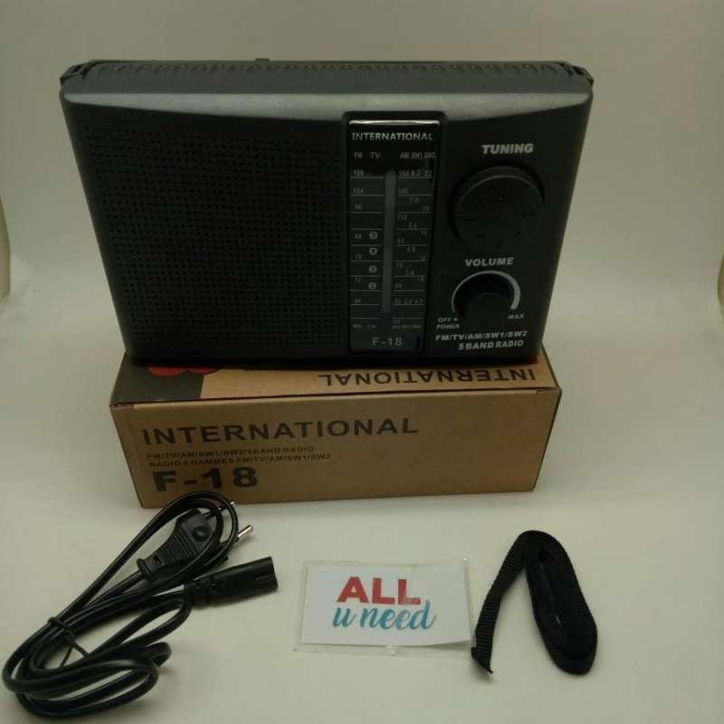 Jual Radio Jadul F-18 International / Radio Klasik Am / Fm F18 di ...
